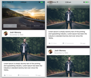 Create a Stylish News Feed Layout in Ionic 2 & 3 | Josh Morony