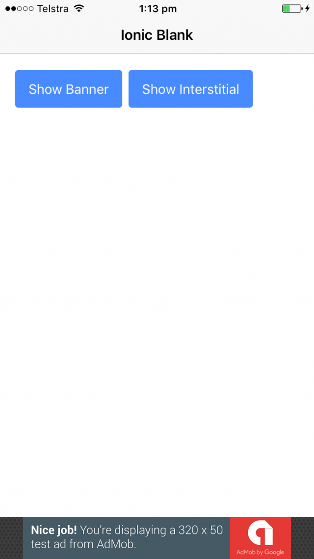 Integrating Google AdMob Advertisements in Ionic | Josh Morony