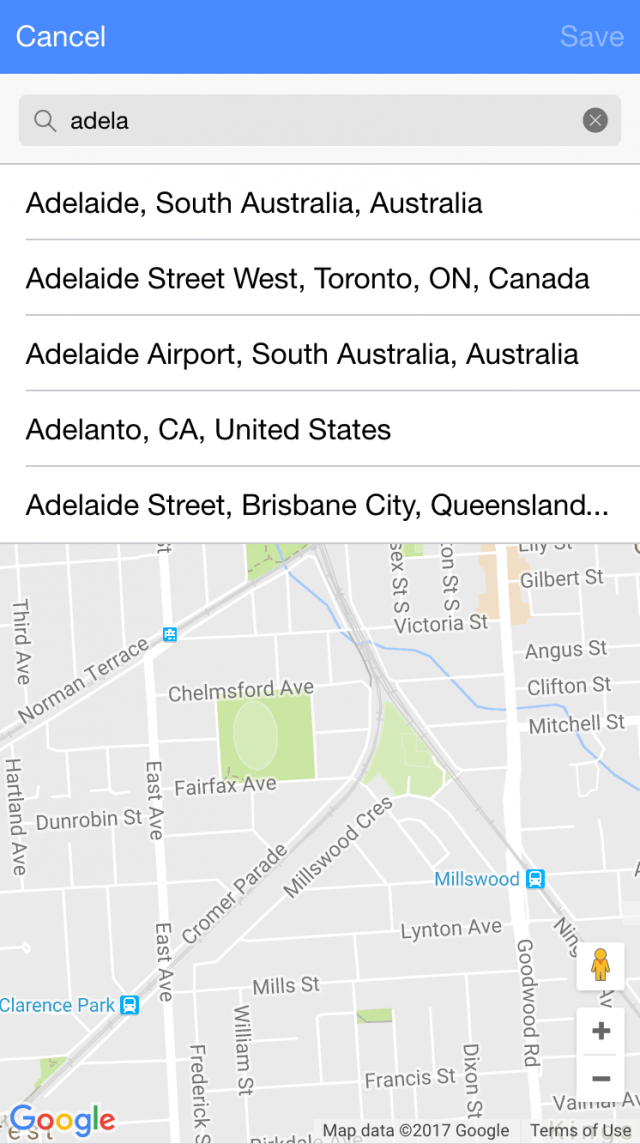 Location Select Page with Google Maps and Ionic | Josh Morony